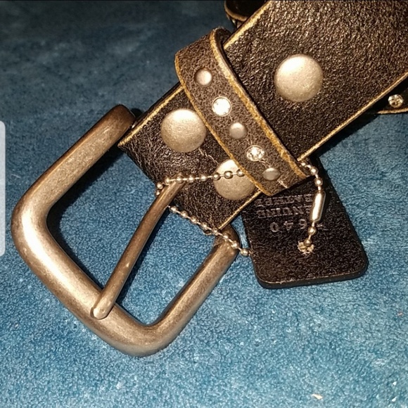 Accessories | Black Rhinestone Cross Belt | Poshmark